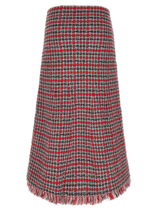SELF-PORTRAIT Tweed Skirt