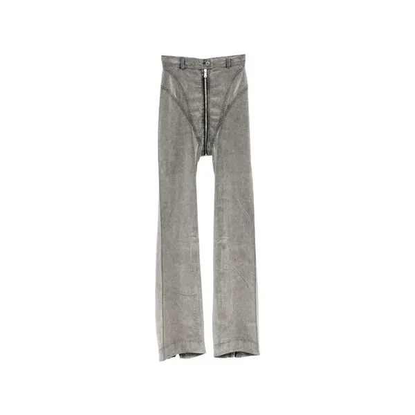 VIVIENNE WESTWOOD Grey Trousers Flared Trousers - Gray