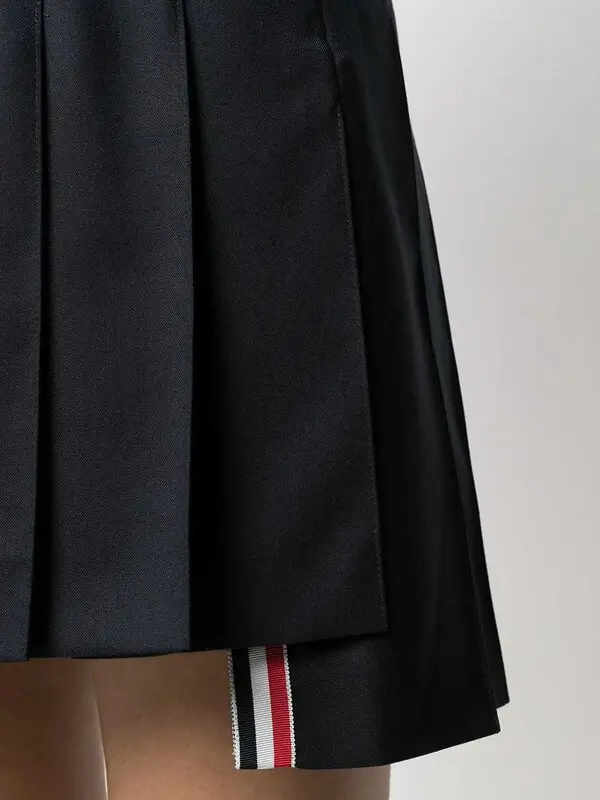 Thom Browne Super 120s Pleated Miniskirt