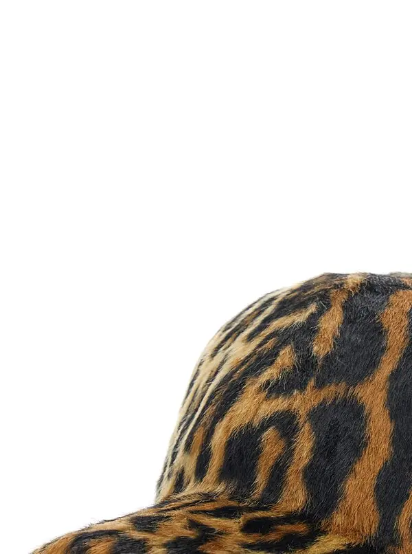 STAND STUDIO Cyrene Cap In Brown Modacrylic