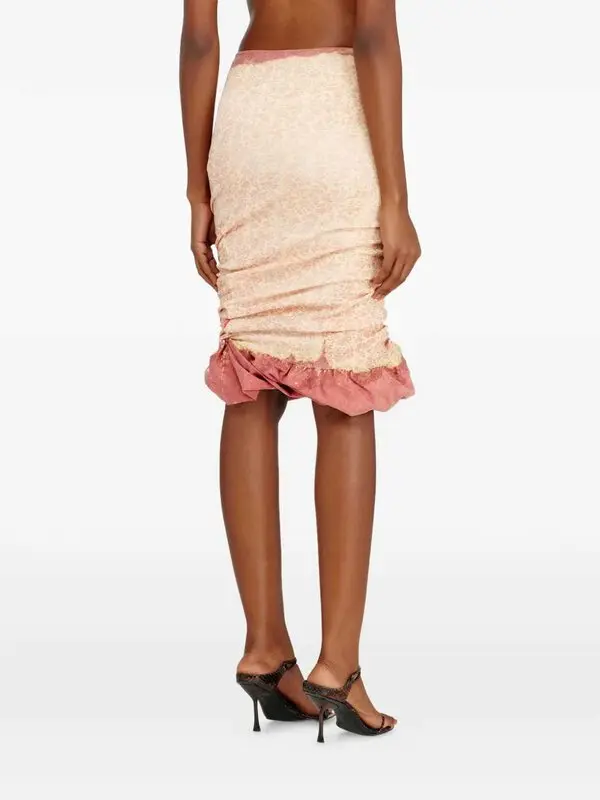 DIESEL® O-pale Ruffled Skirt