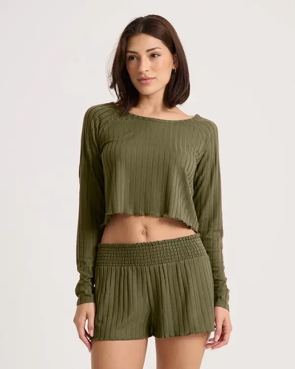 Volcom Sun Lounge Pull Over Long Sleeve Shirt