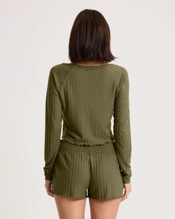 Volcom Sun Lounge Pull Over Long Sleeve Shirt