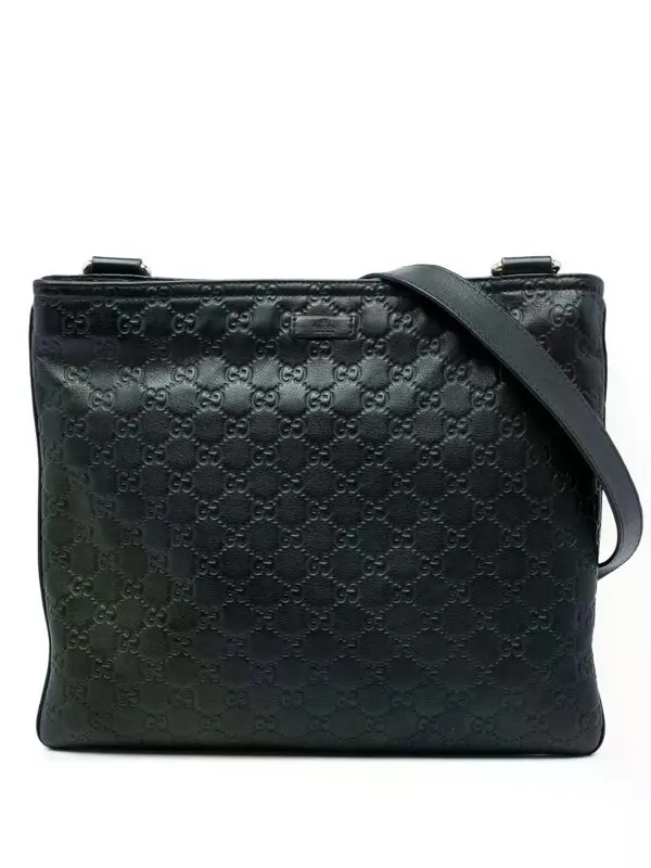 Gucci 2016-2026 Guccissima Crossbody Bag - Black