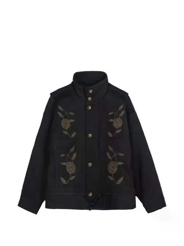 Antik Batik Aristide Floral-embroidered Jacket