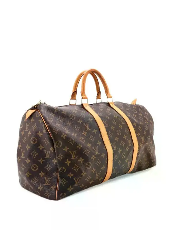 LOUIS VUITTON Keepall Bag Monogram Canvas 50 Travel Bag