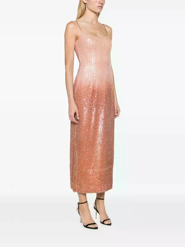 Aje Ombre Vionara Sequin Midi Dress