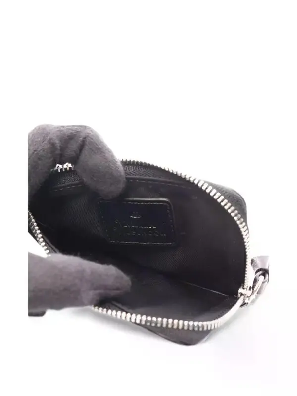 VIVIENNE WESTWOOD Orb-plaque Striped Wallet