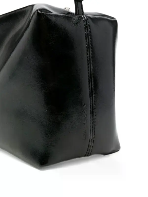 LOW CLASSIC Glossy-finish Shoulder Bag