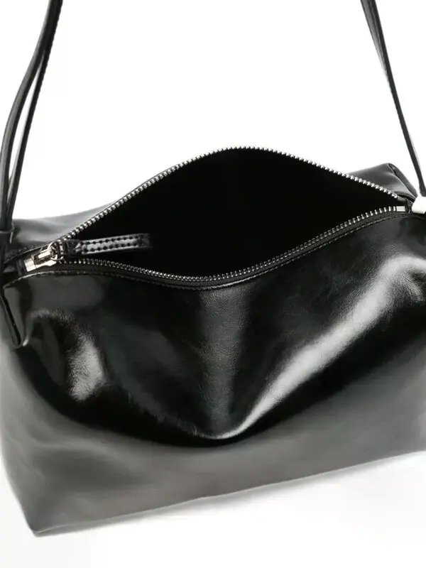 LOW CLASSIC Glossy-finish Shoulder Bag
