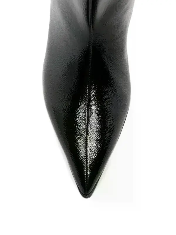 GIOSEPPO Patent-finish Pointed-toe Boots