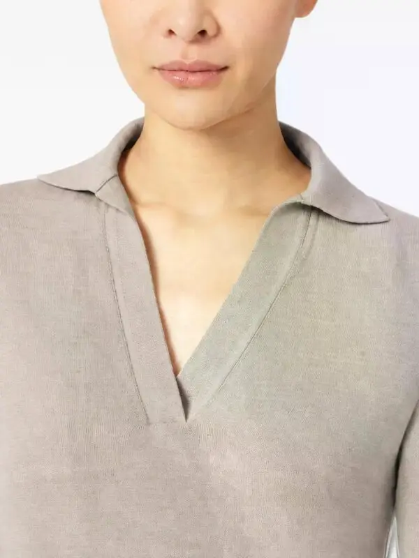 Paul & Shark Fine-knit V-neck Sweater