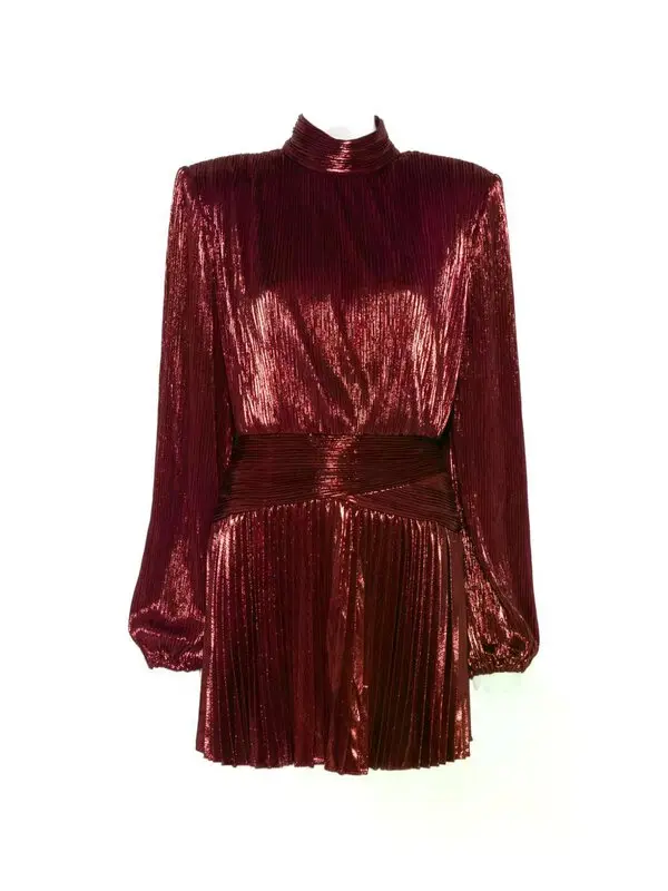 Retrofete Freja Shoulder-pad Mini Dress