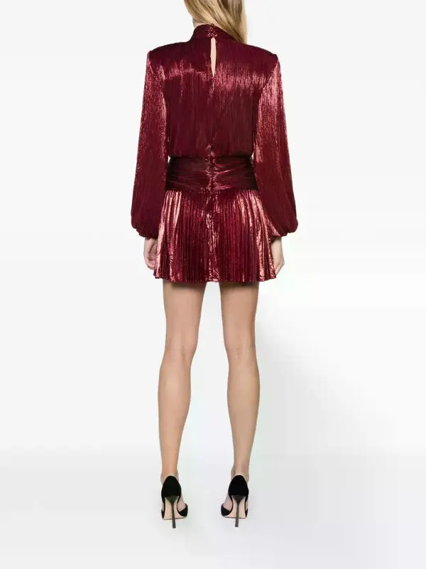 Retrofete Freja Shoulder-pad Mini Dress