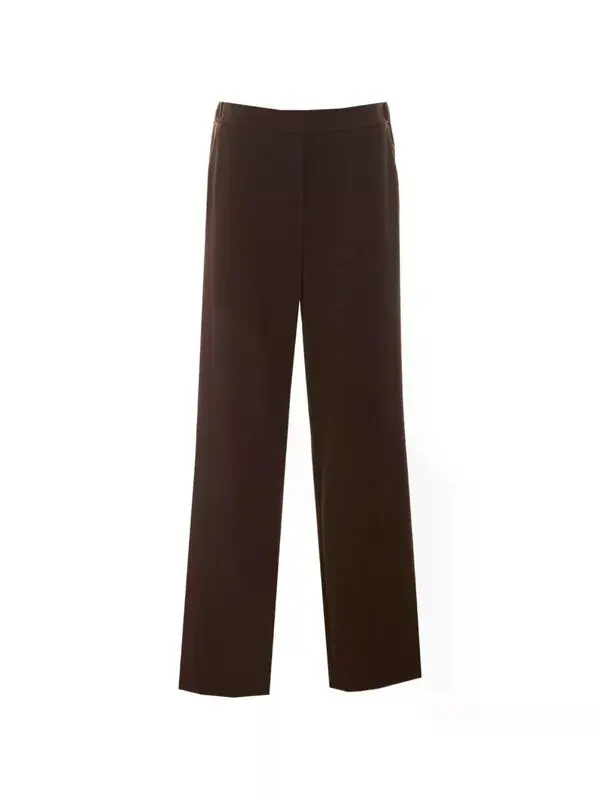 RUE DU BAC Elasticated-waist Trousers - Brown