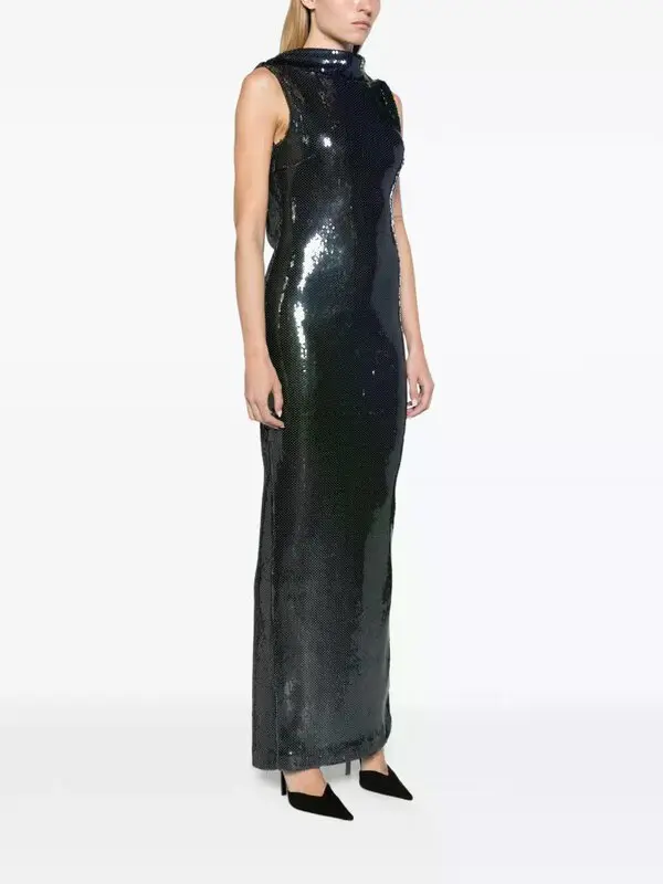 Retrofete Liela Sequin Dress - Black