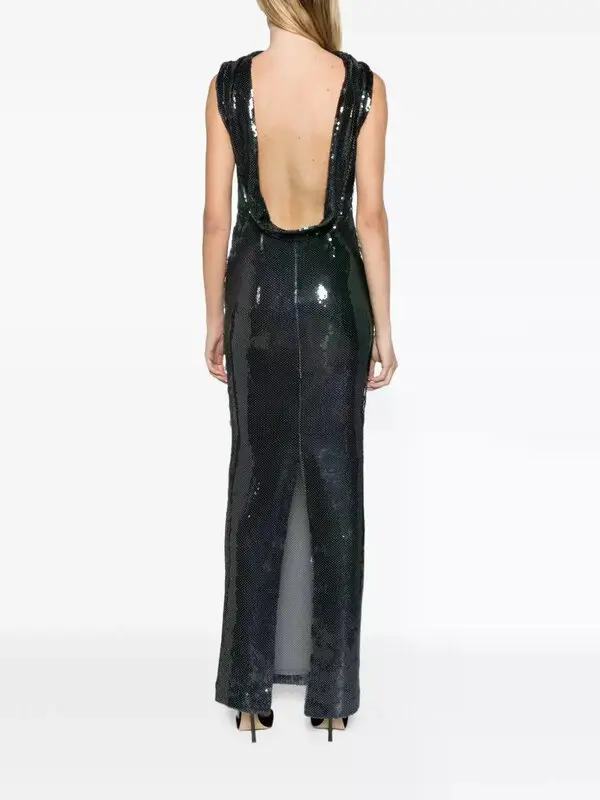 Retrofete Liela Sequin Dress - Black