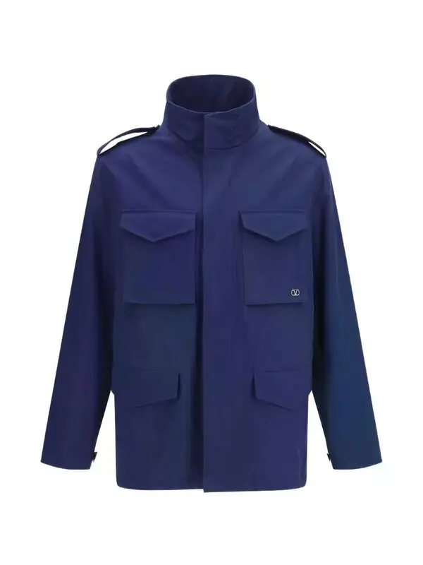 Valentino Garavani Vlogo Signature Epaulette Jacket