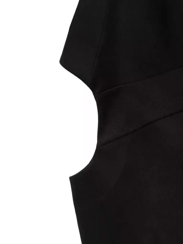 Comme Des Garçons Cut-out Asymmetric Midi Skirt