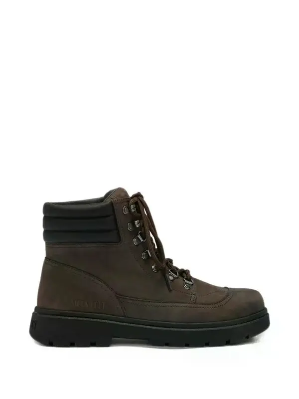 Moon Boot Combat Boot Dark Nubuck
