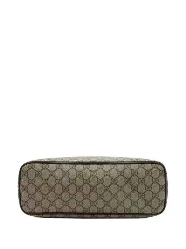 Gucci 2016-2026 Gg Supreme Zippered Tote Satchel