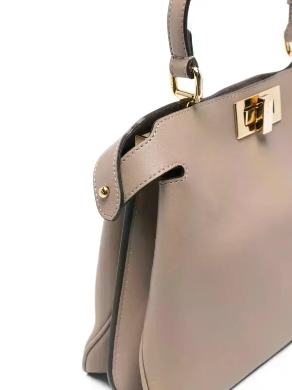 Fendi Small Peekaboo Soft Tote Bag - Neutrals
