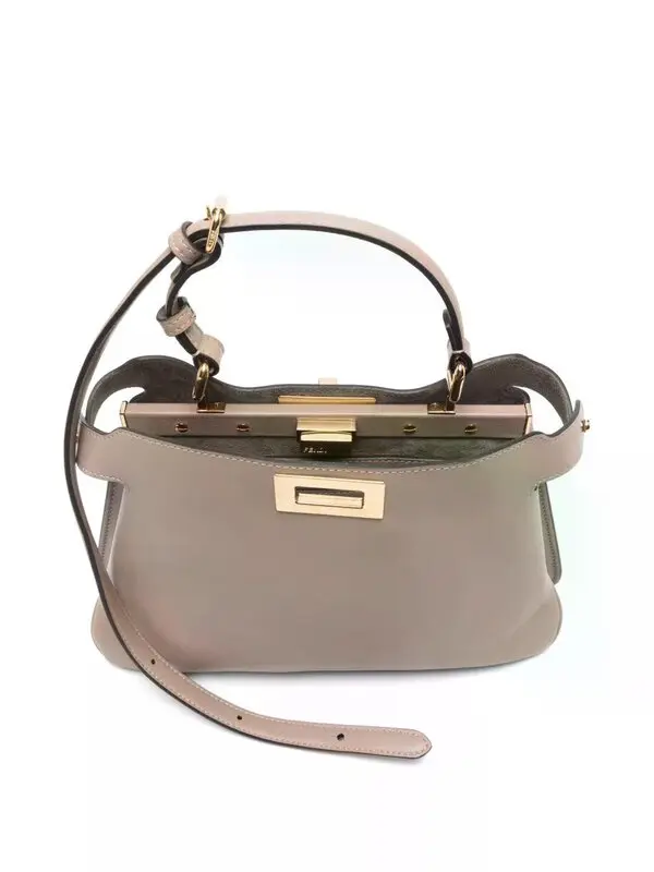 Fendi Small Peekaboo Soft Tote Bag - Neutrals