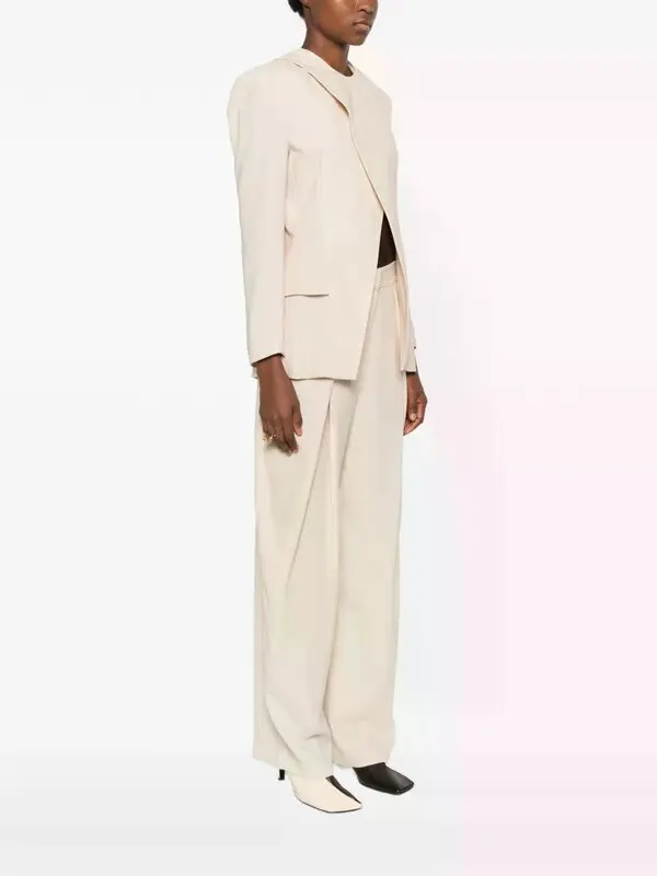 CARLA G. Padded-shoulder Blazer