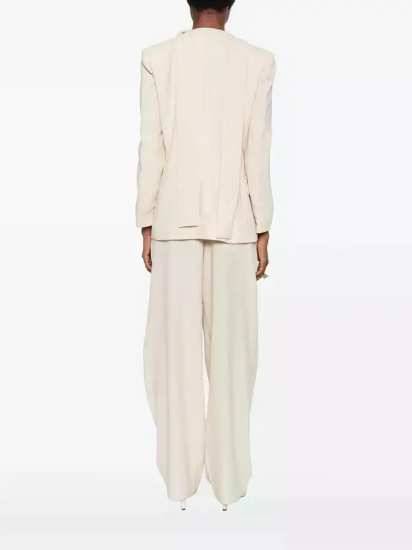 CARLA G. Padded-shoulder Blazer