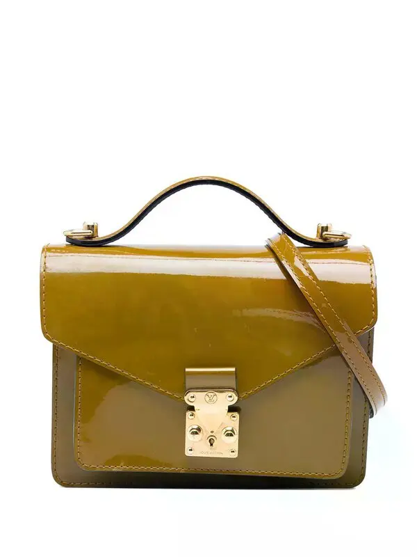 LOUIS VUITTON 2012 Vernis Monceau Bb Satchel - Brown