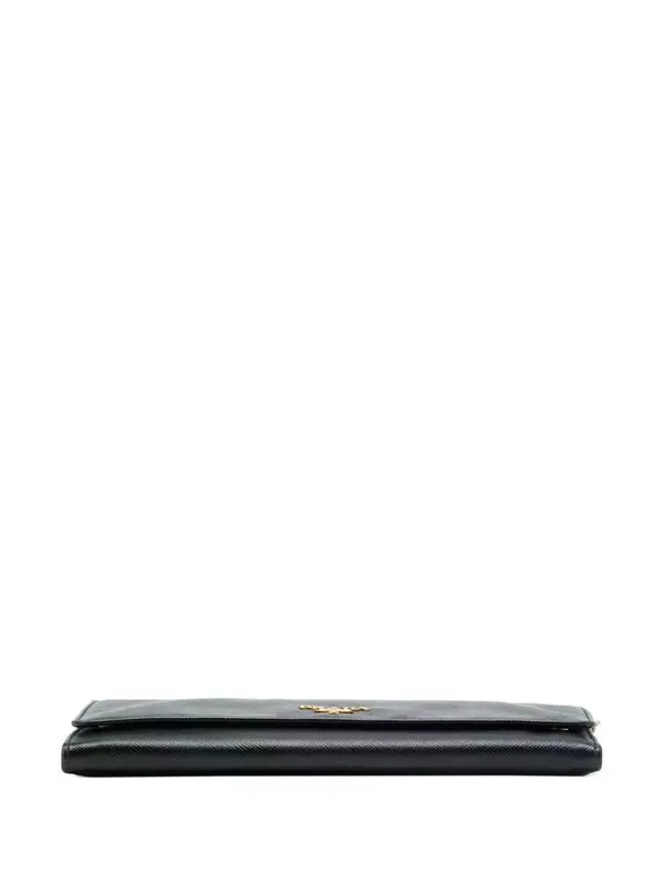 Prada 2010-2026 Saffiano Wallet On Chain Crossbody Bag