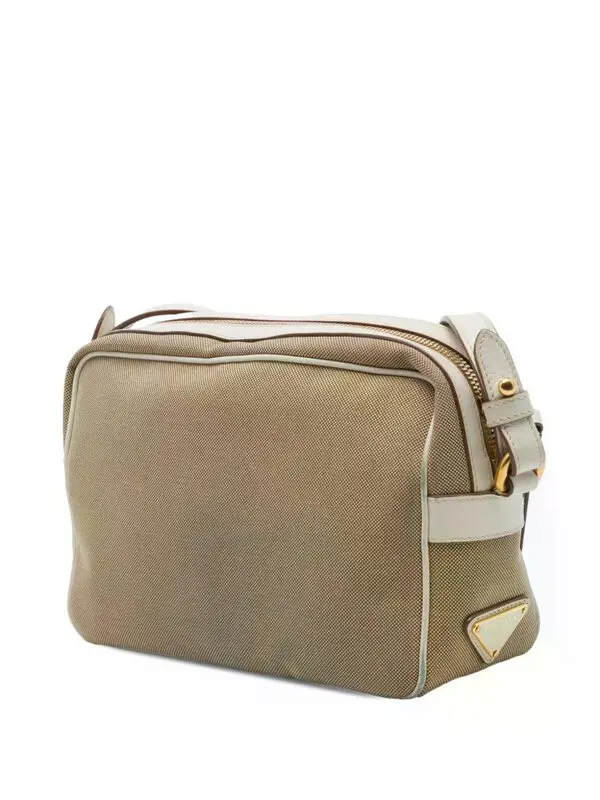 Prada 2013-2026 Canvas Canapa Logo Camera Bag Crossbody Bag