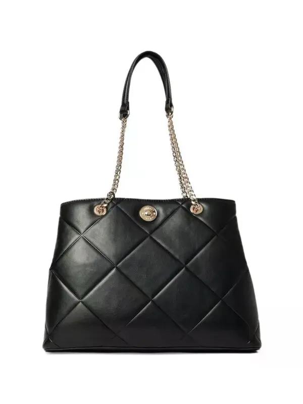 TWINSET Quilted-leather Tote Bag - Black