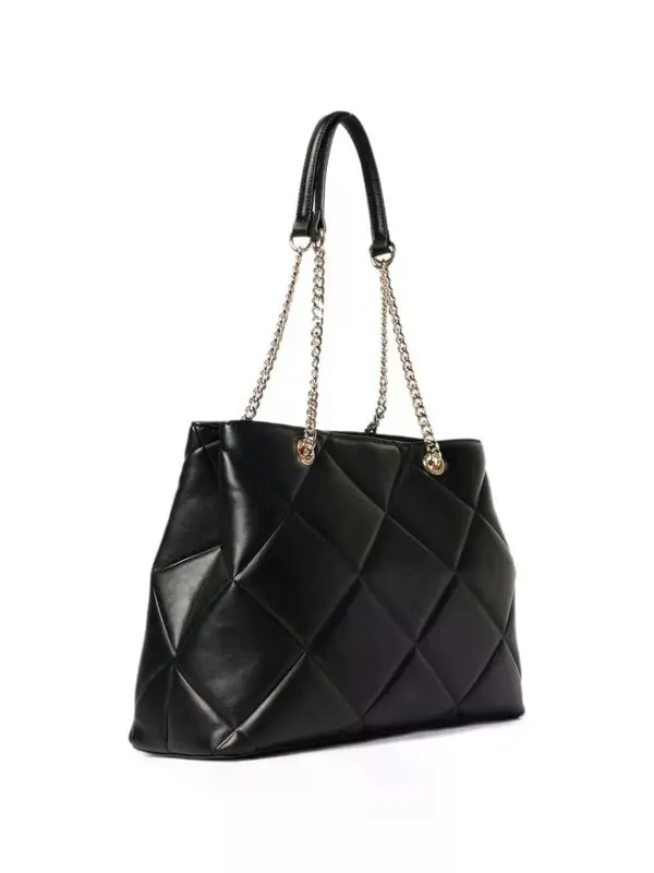 TWINSET Quilted-leather Tote Bag - Black