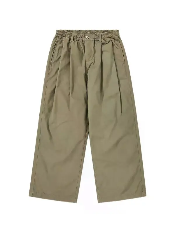 KAPPY Two-tuck Wide-leg Trousers - Neutrals