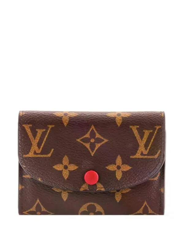 LOUIS VUITTON Rosalie Coin Purse Monogram Canvas Pouch - Brown