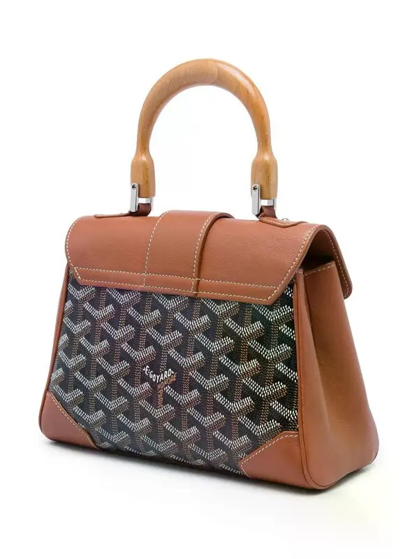 Goyard 2018 Mini Goyardine Saigon Souple Satchel