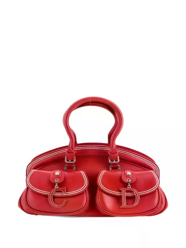 Dior Detective Handle Bag Leather Medium Satchel