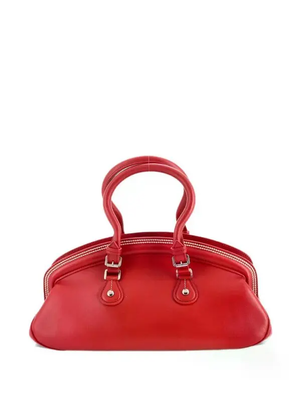 Dior Detective Handle Bag Leather Medium Satchel