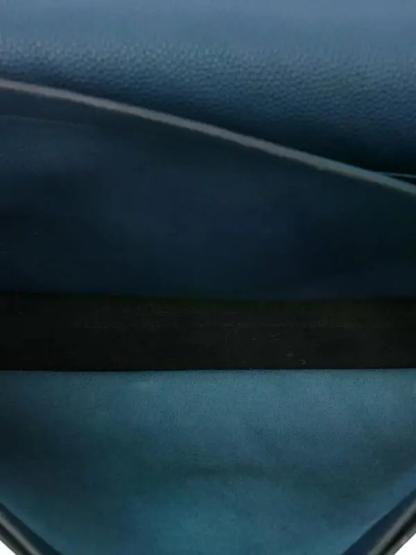 Hermès 2015 Togo Casaque Sac A Depeches 38 Business Bag - Blue