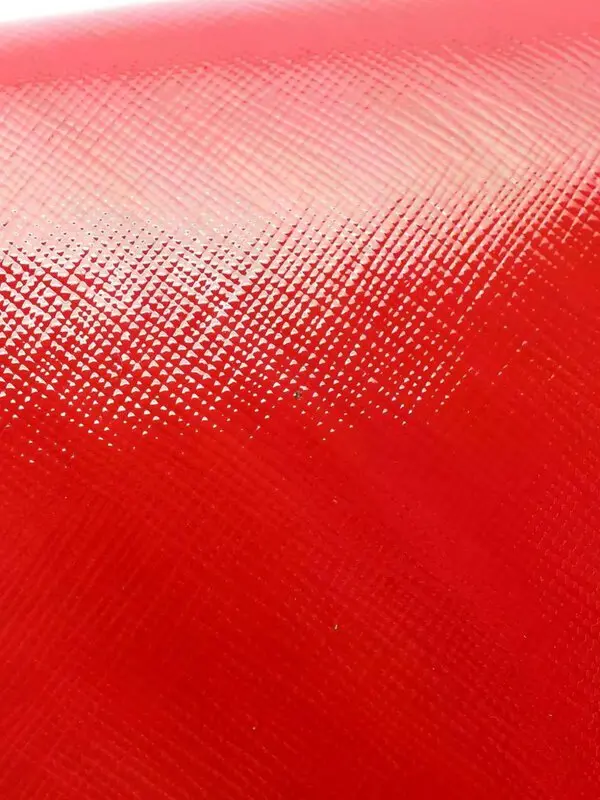 Prada 2000s Saffiano Vernic Shoulder Bag - Red