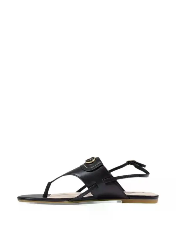 Liu Jo Logo-plaque Leather Sandals