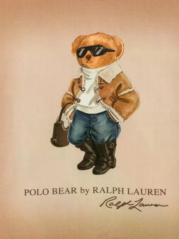 Polo Ralph Lauren Polo Bear Floral-border Scarf
