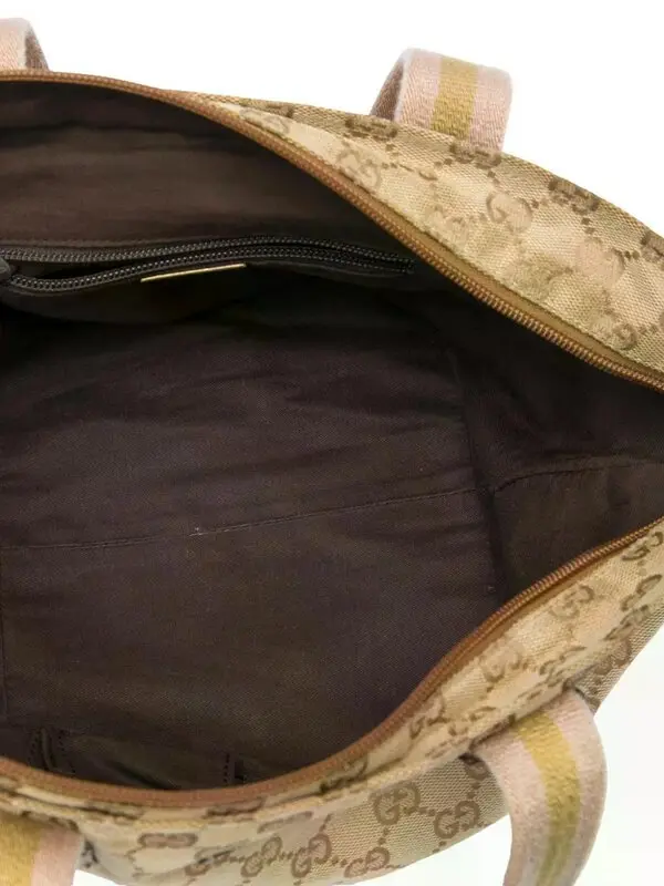 Gucci 2016-2026 Gg Canvas Web Tote Bag