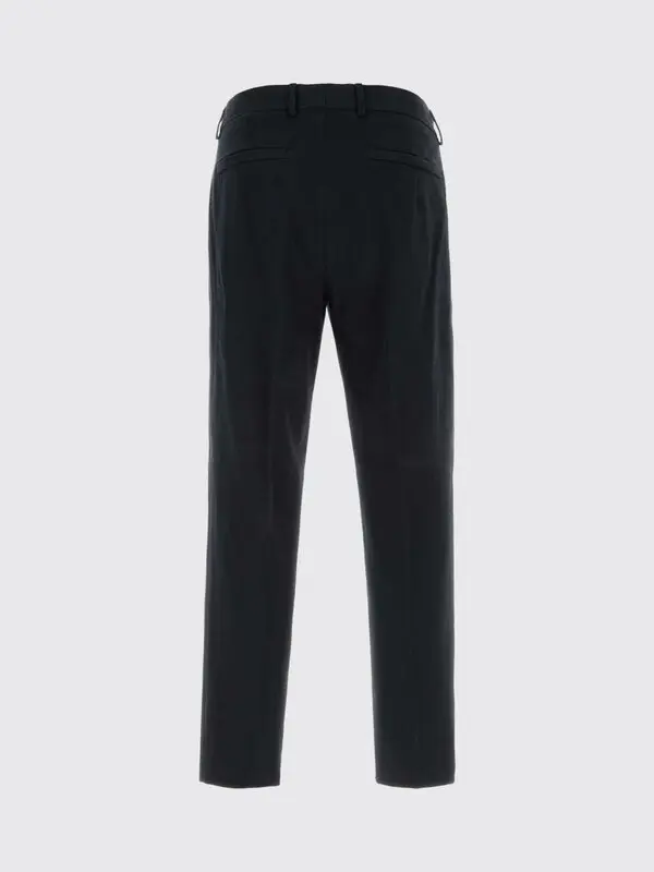 Zegna Slim Fit Pleated Cotton And Cashmere Tailored Trousers