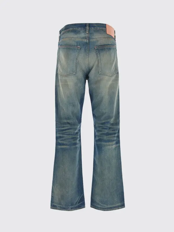 Acne Studios Mid-rise Flared Jeans In Regenerative Cotton Denim