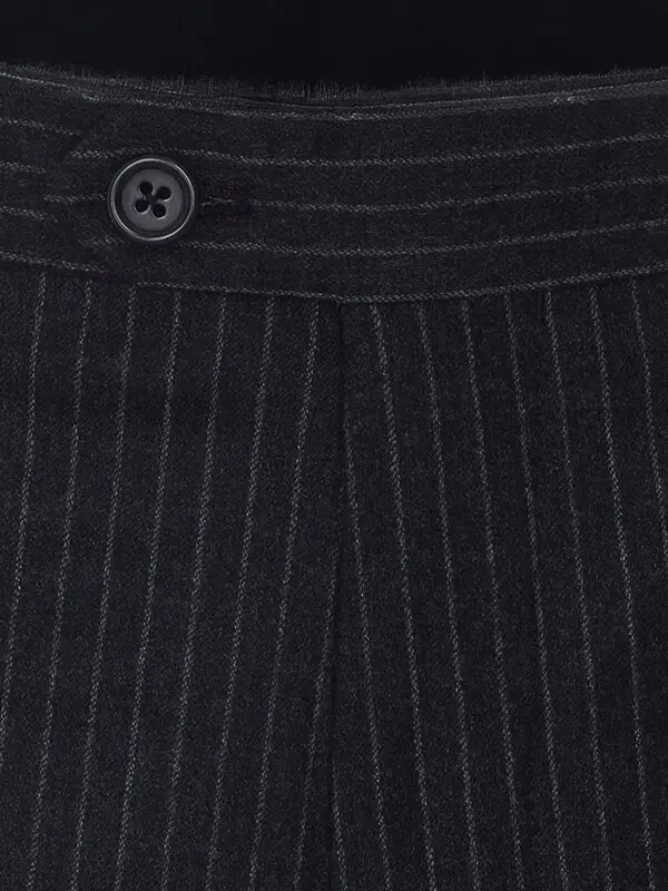 SUNFLOWER Pinstriped Straight-leg Wool-blend Tailored Trousers