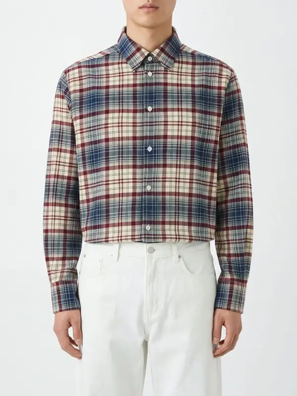 WILLY CHAVARRIA Check Pure Virgin Wool Shirt