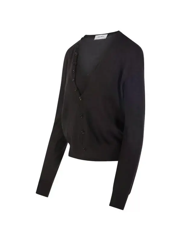 LISA YANG Button-up V-neck Cardigan