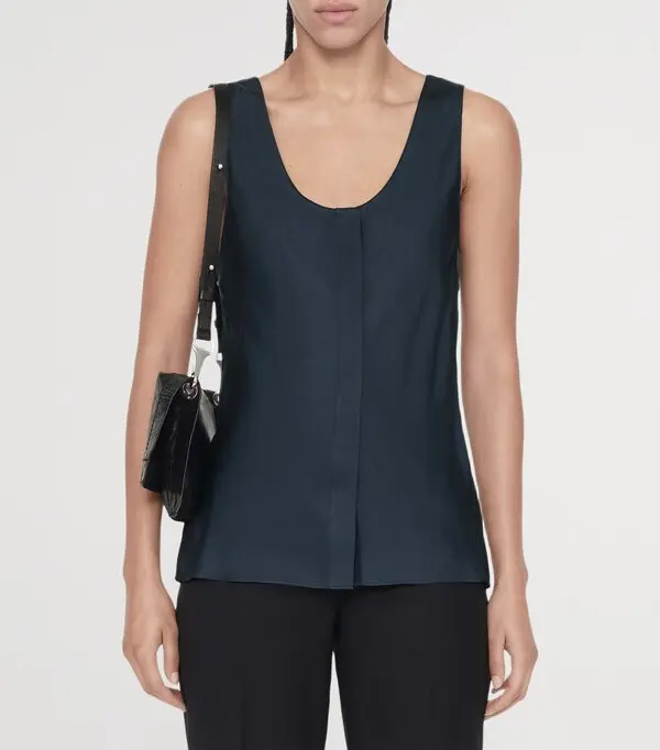ALLSAINTS Silk-blend Milla Tank Top
